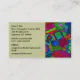 COLORFUL COMPUTER PARTS COMPONENTS BUSINESS CARD | Zazzle