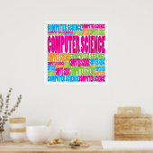 Colorful Computer Science Poster | Zazzle