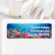Colorful Coral Reef Tropical Fish Beach Address Label | Zazzle