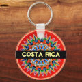 Colorful Costa Rica Keychain | Zazzle