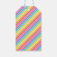 Colorful Crayon Birthday Thank You Favor Gift Tags | Zazzle