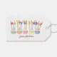 Colorful Cupcakes And Candles Happy Birthday Gift Tags | Zazzle