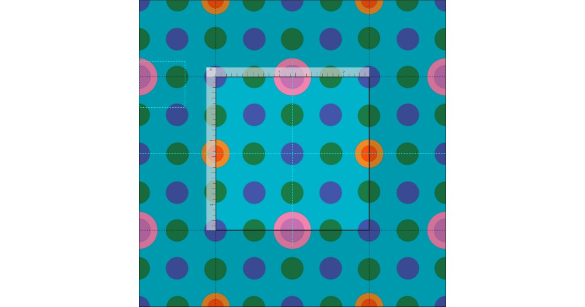 Colorful Custom Polka Dots Fish in the Sea Fabric | Zazzle