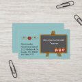 Colorful Custom Teacher's Business Card | Zazzle
