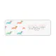 Colorful Dachshund Label | Zazzle