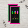 Colorful DJ Musician Music Studio Card | Zazzle