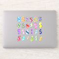 Colorful Dollar Sign ($) Symbols Sticker | Zazzle