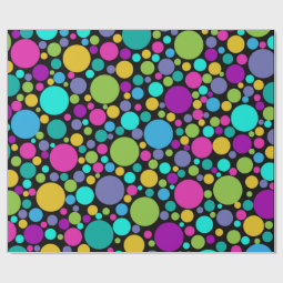Colorful Dot Wrapping Paper | Zazzle