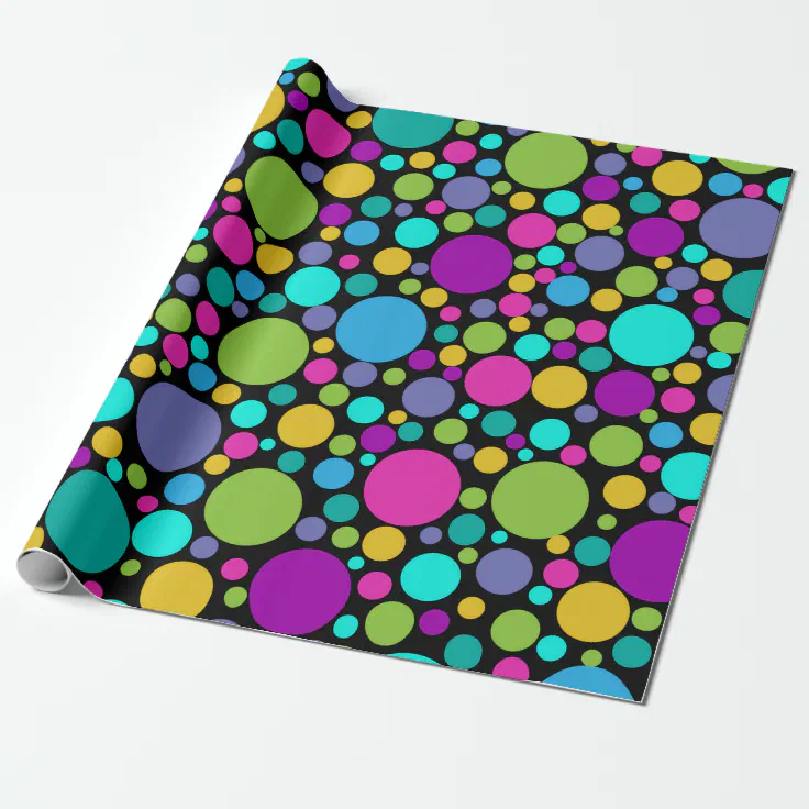 Colorful Dot Wrapping Paper | Zazzle