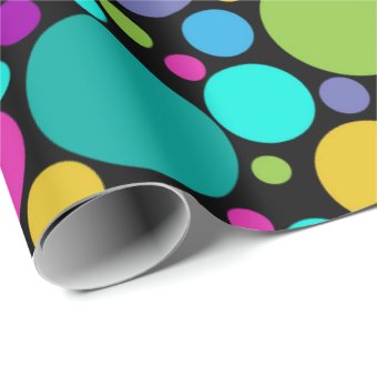 Colorful Dot Wrapping Paper | Zazzle