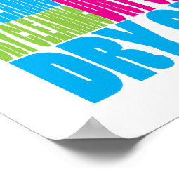 Colorful Dry Cleaning Poster | Zazzle