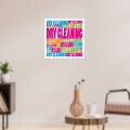 Colorful Dry Cleaning Poster | Zazzle
