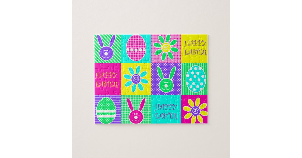 Colorful Easter Jigsaw Puzzle | Zazzle