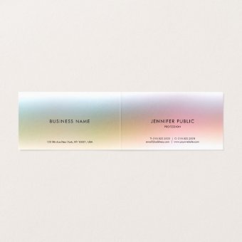 Colorful Elegant Modern Simple Professional Design Business Card | Zazzle