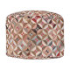 Colorful Elegant Vintage Patchwork Quilt Pattern Pouf | Zazzle