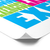 Colorful Exercise Poster | Zazzle