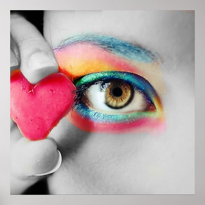 Colorful Eye Poster | Zazzle.com