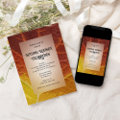 Colorful Fall Leaf Autumn Equinox Celebration Invitation | Zazzle