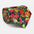 Colorful fall leaves for the man: neck tie | Zazzle