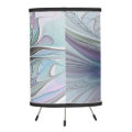 Colorful Fantasy Abstract Modern Fractal Flower Tripod Lamp | Zazzle