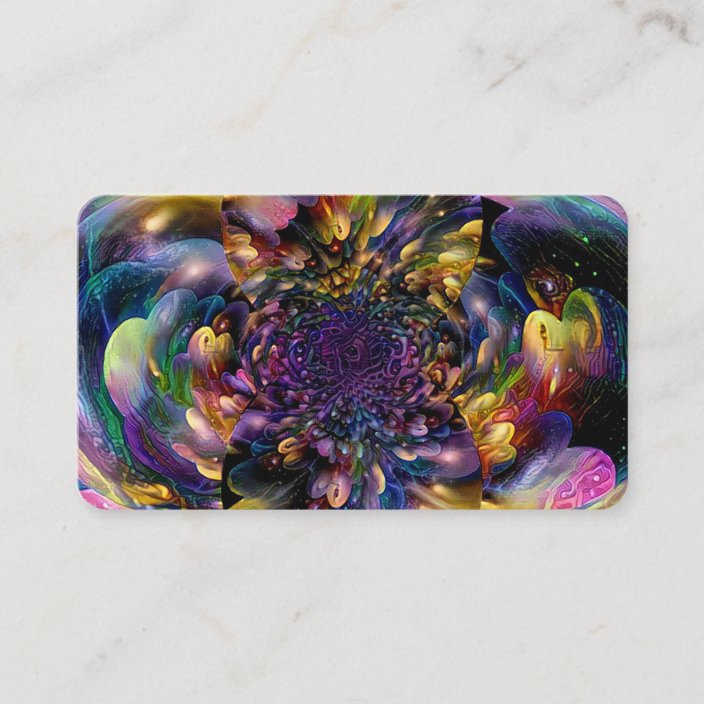 Colorful fantasy business card | Zazzle.com