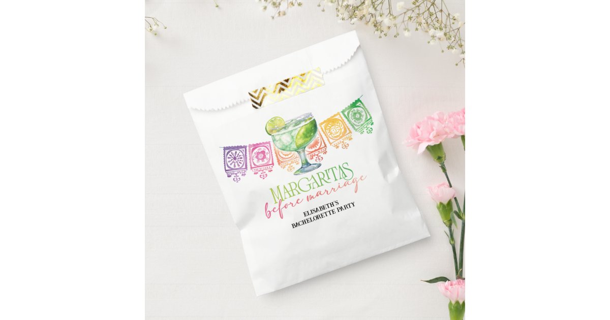 Colorful Fiesta Cinco De Mayo Bachelorette Party Favor Bag | Zazzle