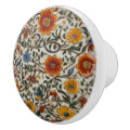 Colorful Floral Custom Ceramic Knob | Zazzle