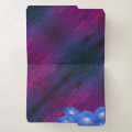 Colorful Flowers and Wood Decorated File Folders | Zazzle