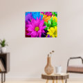 Colorful Flowers Poster | Zazzle