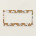 Colorful Fox Cartoon License Plate Frame | Zazzle