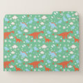 Colorful Fun Dinosaurs File Folder | Zazzle