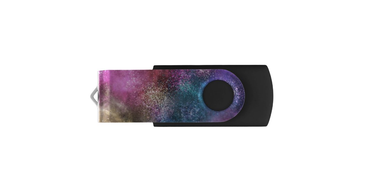 Colorful Galaxy Pattern Flash Drive | Zazzle