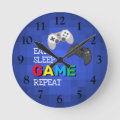 Colorful Gamer | Video Game Clock | Zazzle