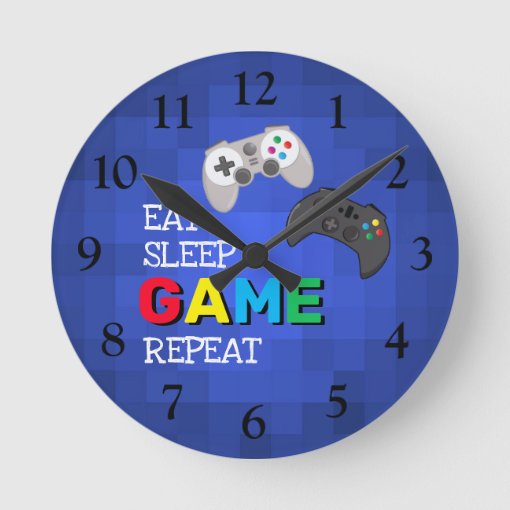 Colorful Gamer | Video Game Clock | Zazzle