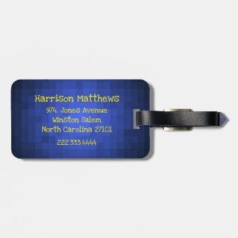 Colorful Gamer Video Game Personalized Luggage Tag | Zazzle