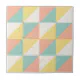 Colorful Geometric Abstract Triangle Pattern Ceramic Tile | Zazzle