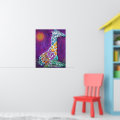 Colorful Giraffe Poster | Zazzle