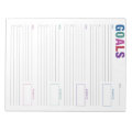 Colorful Goal Tracking Notepad | Zazzle