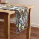 Colorful Graffiti Words Short Table Runner | Zazzle