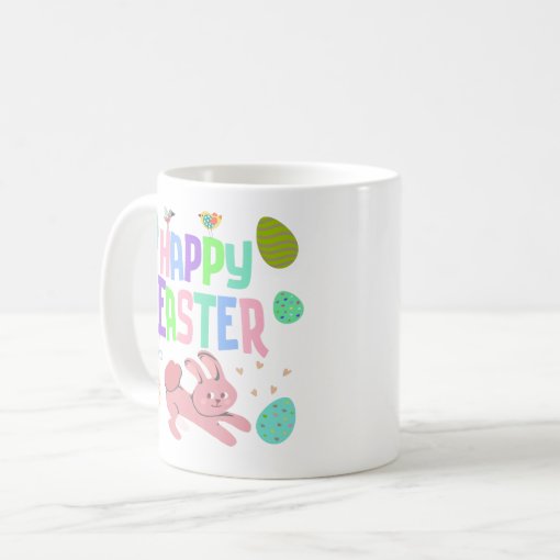 Colorful Happy Easter Coffee Mug | Zazzle