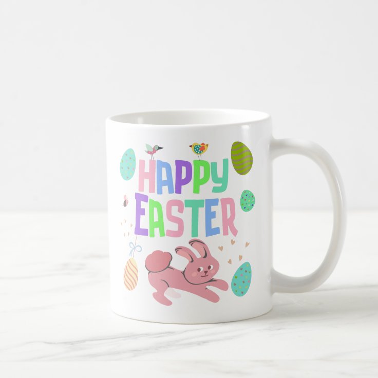 Colorful Happy Easter Coffee Mug | Zazzle