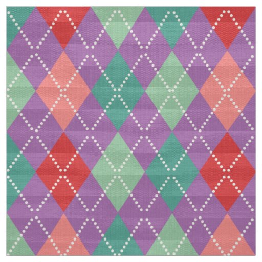 Colorful Harlequin Geometric Pattern 4 Fabric | Zazzle.com Colorful Harlequin Geometric Pattern 4 Fabric | Zazzle.com