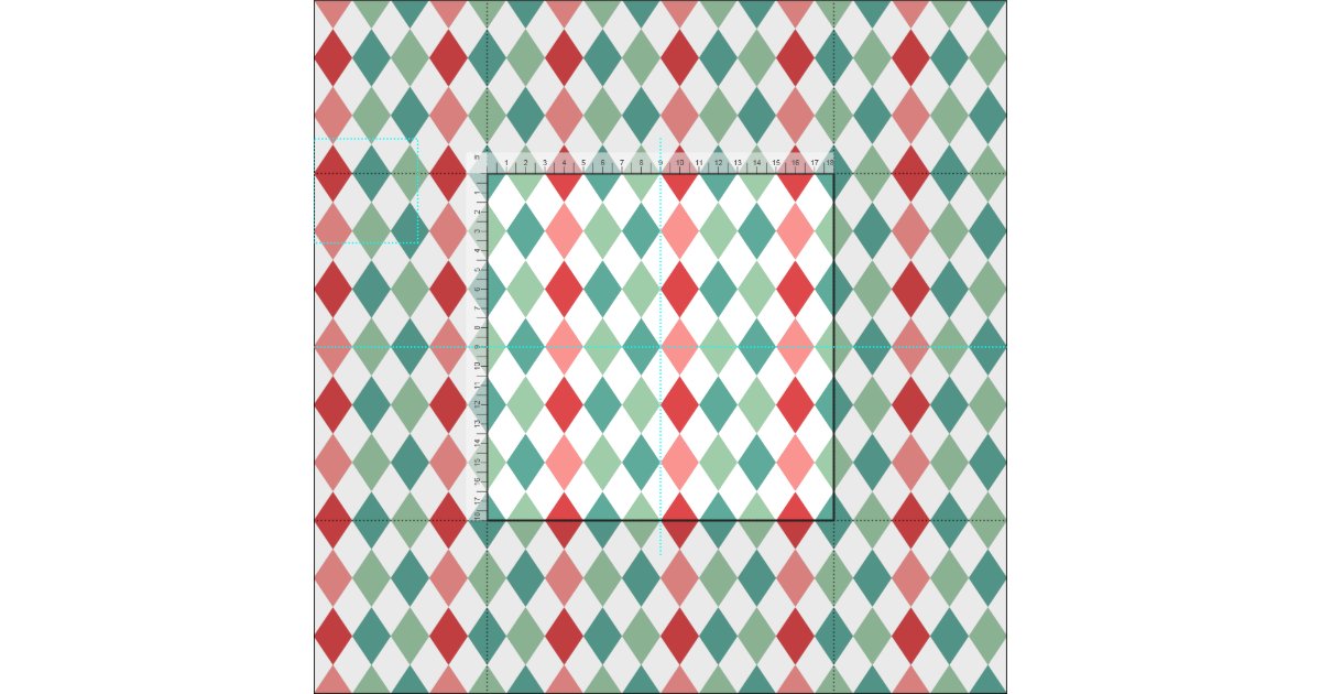 Colorful Harlequin Geometric Pattern Fabric | Zazzle
