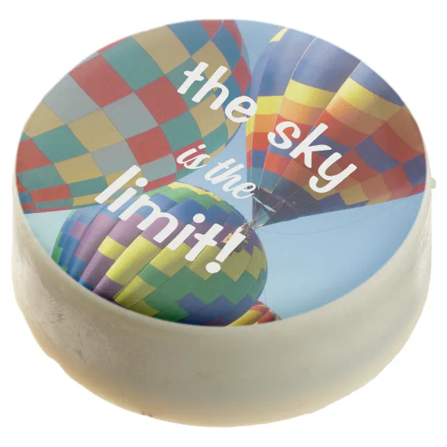 Colorful Hot Air Balloons "The Sky is the Limit!" Chocolate Covered ...
