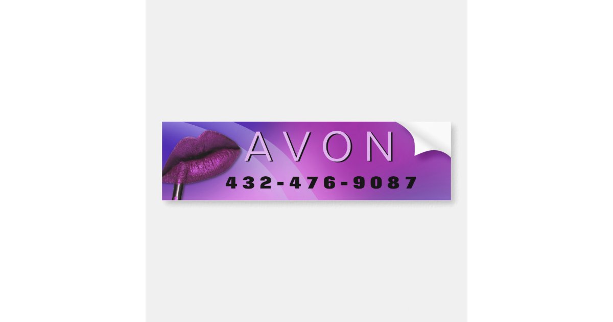 Colorful Independent Rep Avon Bumper Sticker | Zazzle