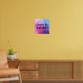 Colorful Inspirational Quote Poster | Zazzle