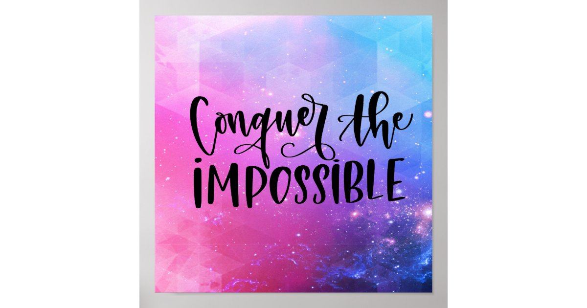 Colorful Inspirational Quote Poster | Zazzle
