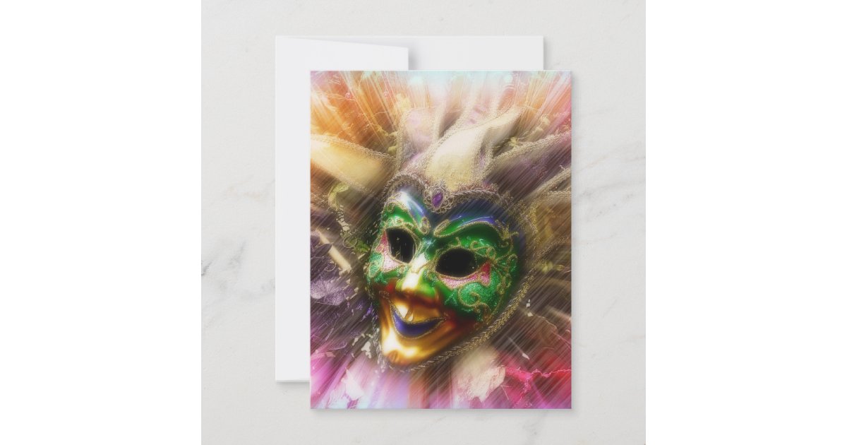 Colorful Jester Invitation | Zazzle