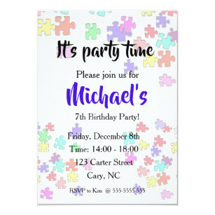 Puzzle Invitations | Zazzle