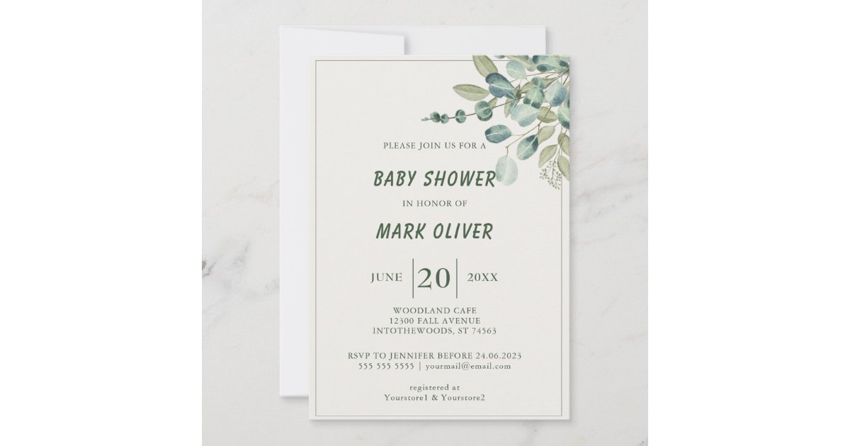 Colorful Jungle Adventure Baby Shower Invitation | Zazzle